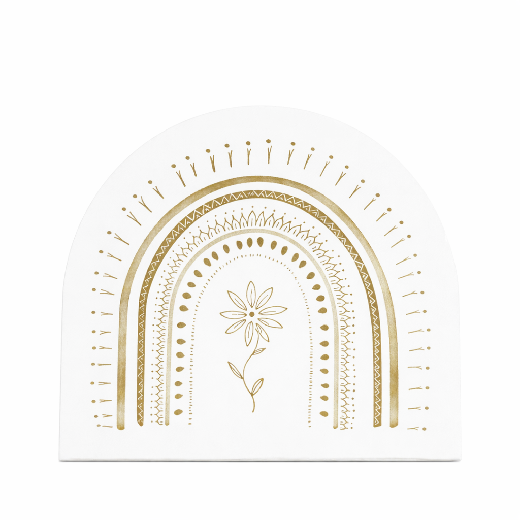 Arched Flower Greeting Card - Ellinor Mazza