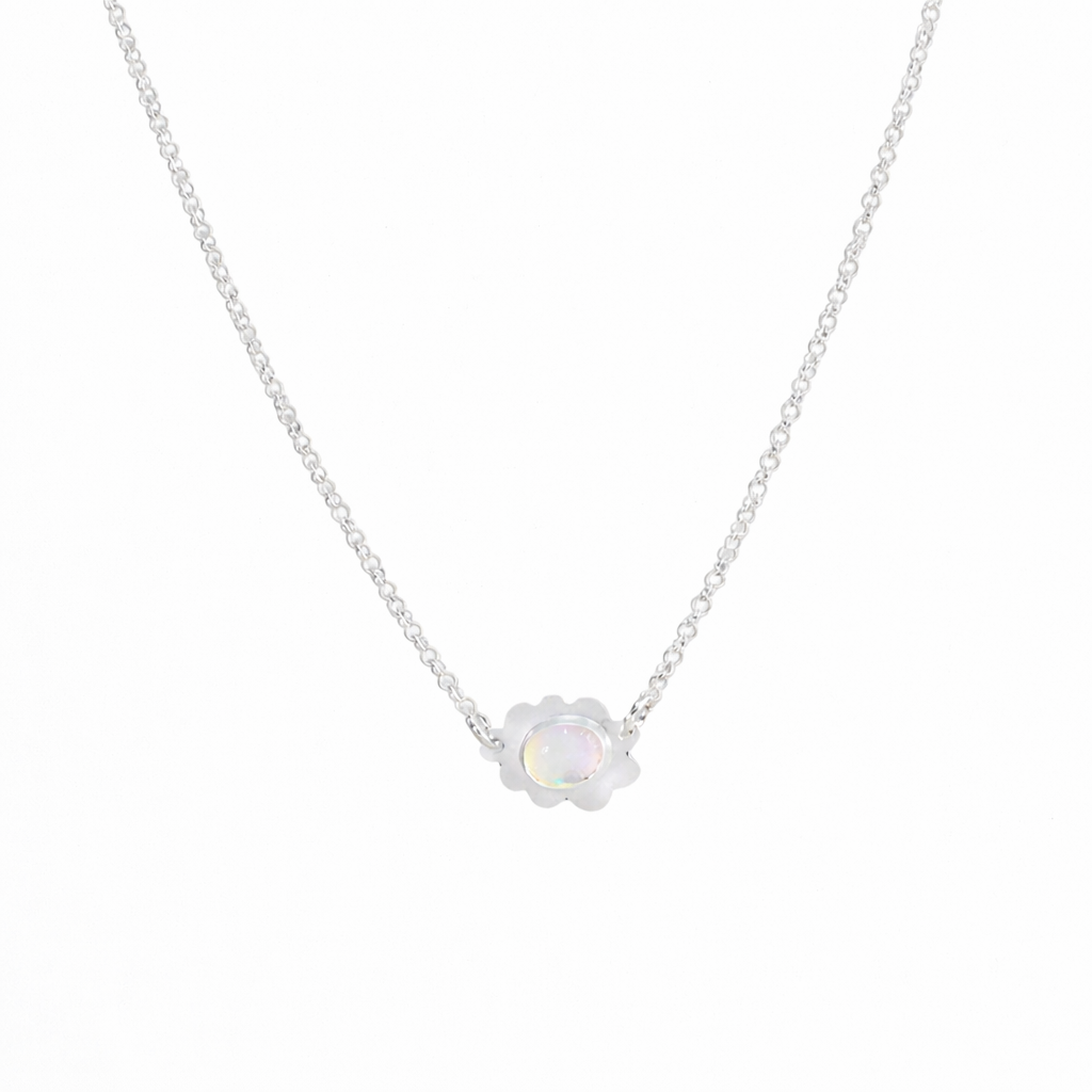 Lightening Ridge Opal Cloud Necklace - Ellinor Mazza
