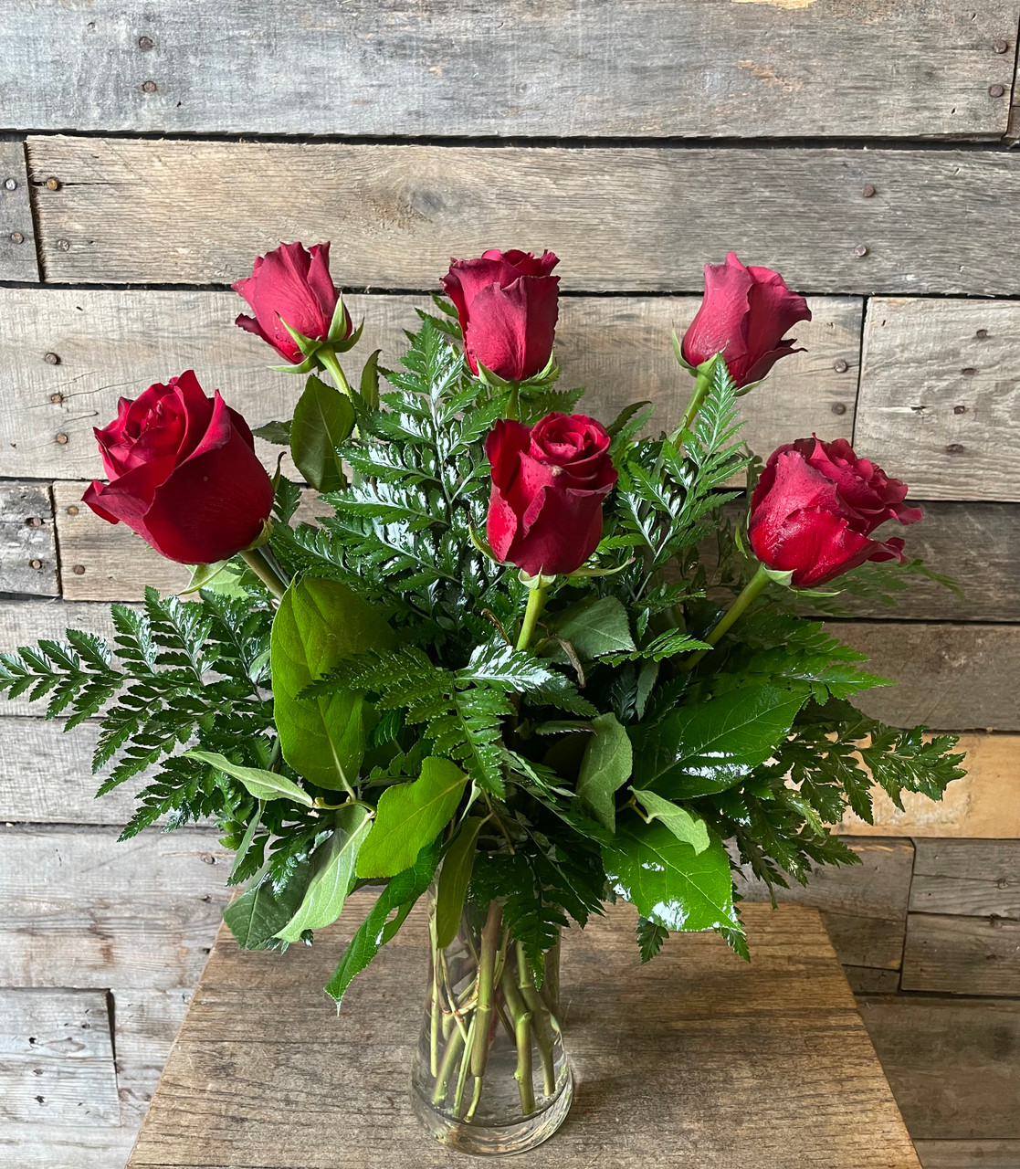Half Dozen Red Roses - Chattanooga Flower Market