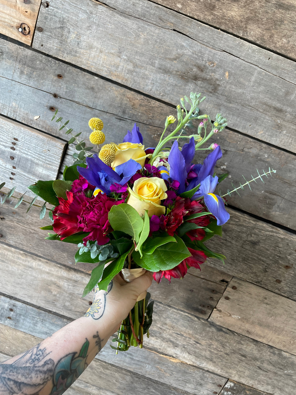 Seasonal Colorful Handheld Bouquet - Chattanooga Flower Market