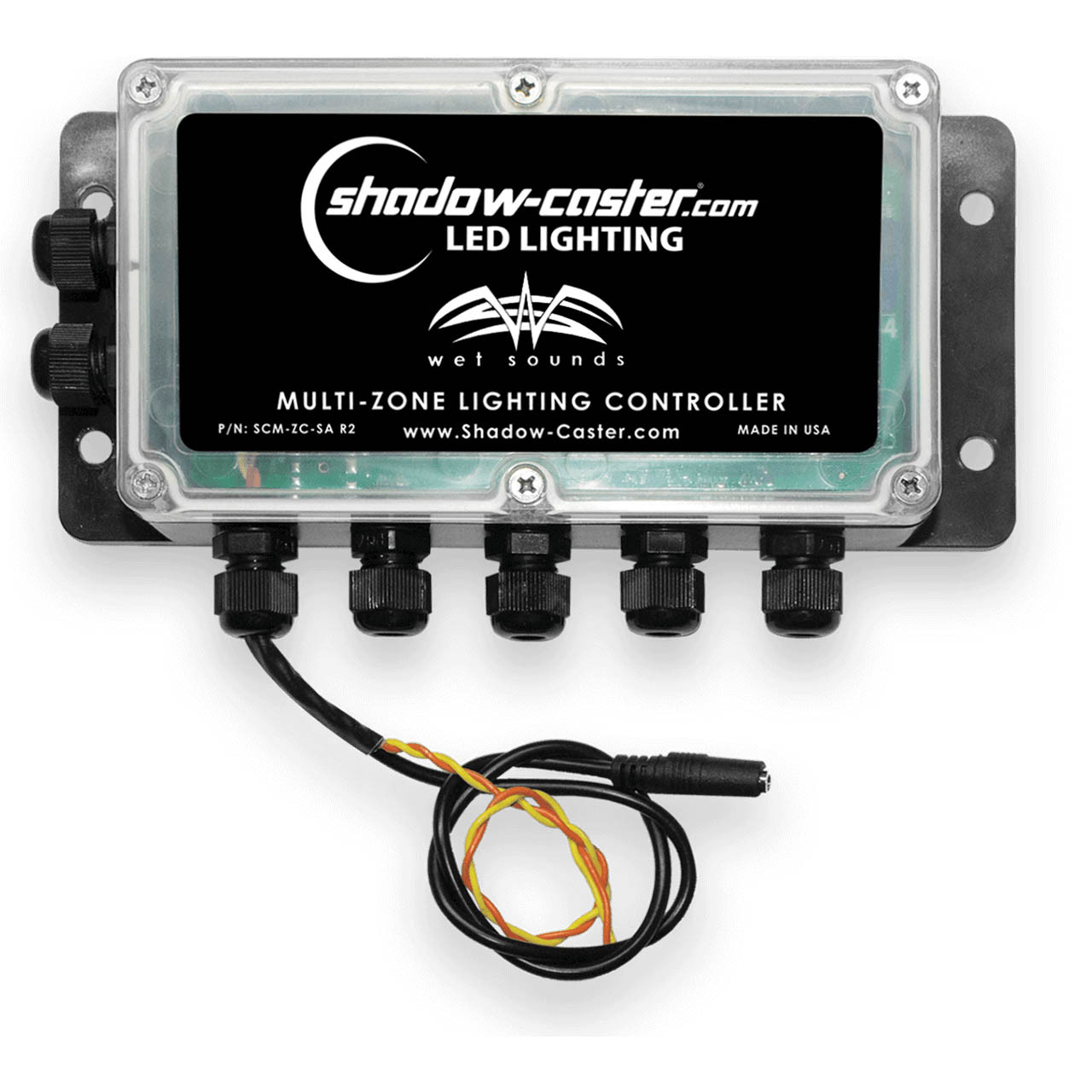 Wet Sounds WS-4Z-RGB-KIT Shadow Caster 4-Zone RGB lighting Controller ...