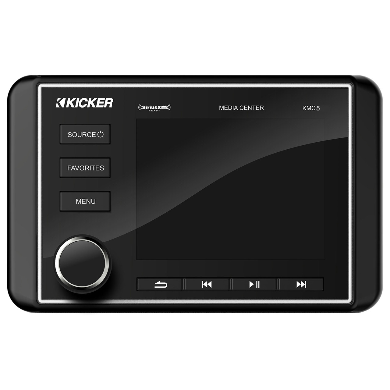 Kicker 46KMC5 Weather-Resistant Gauge-Style Media Center With Bluetooth ...