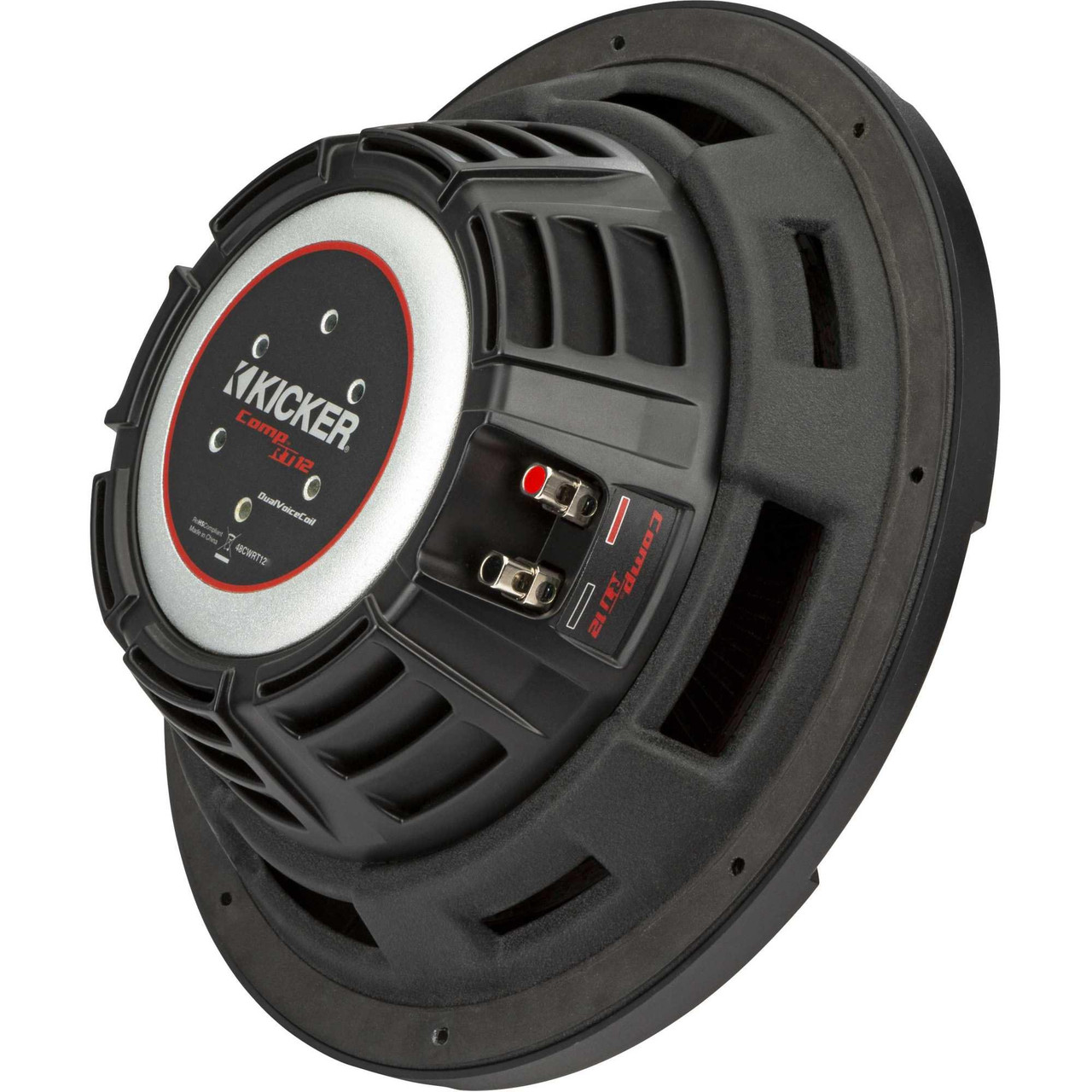 Kicker 48CWRT124 CompRT 12" Subwoofer, DVC, 4-ohm - Creative Audio