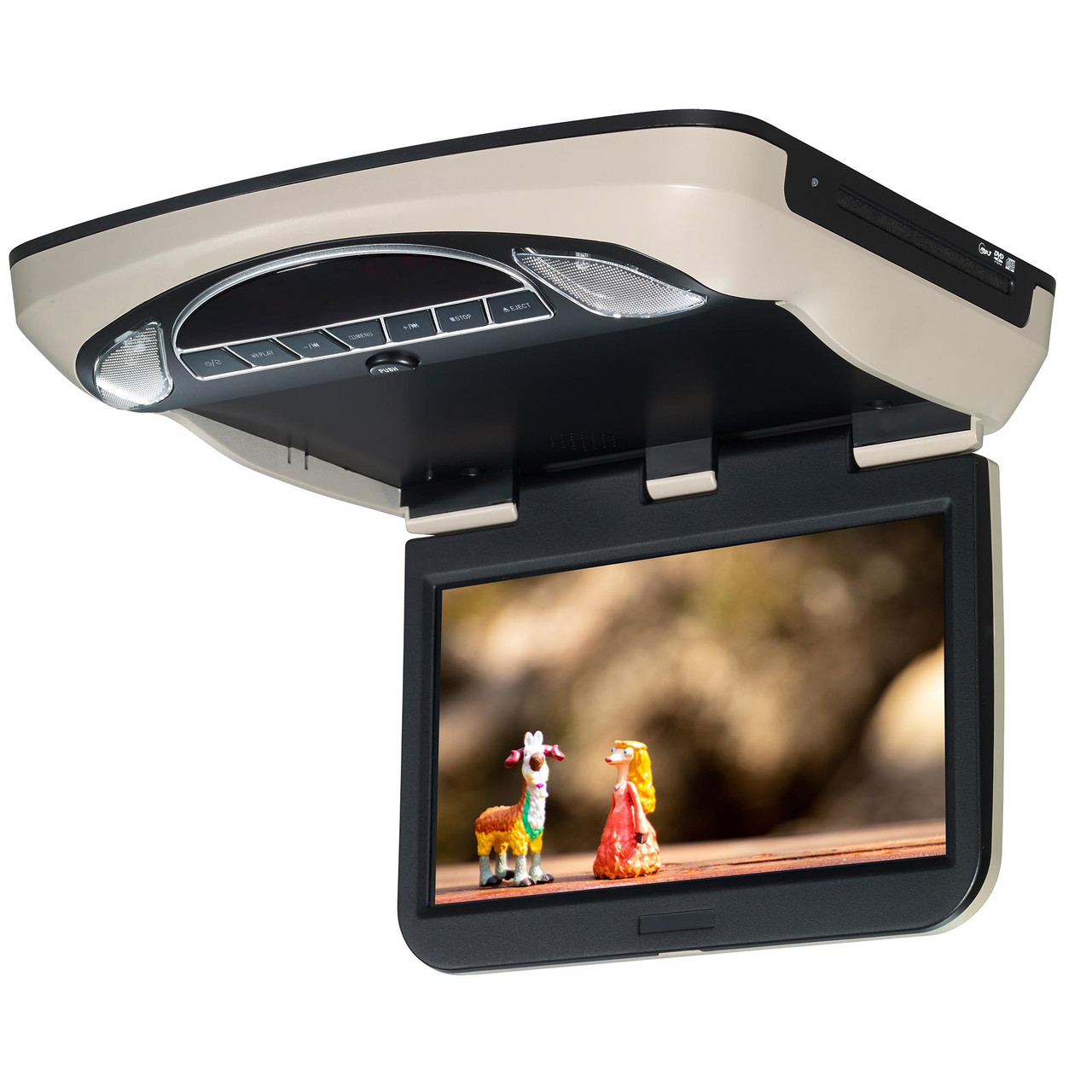 Audiovox 10.1" Overhead Monitor SmartTV Ready, DVD, HDMI, SD, and USB ...