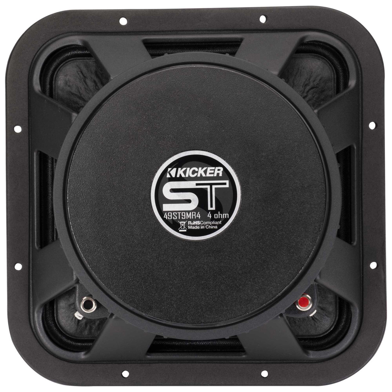 Kicker 49ST9MR4 9" Street Series Square Mid-Bass, Pair, 4ohm - Creative ...