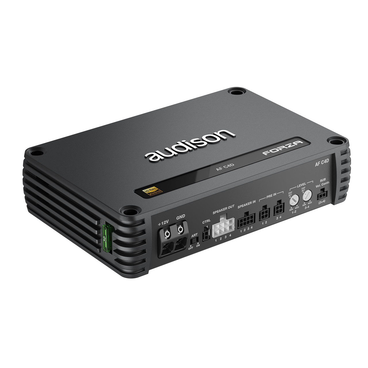 Audison AF-C4D Class D 4 Channel 90W X 4 @ 4 Ohms Amplifier - Creative ...