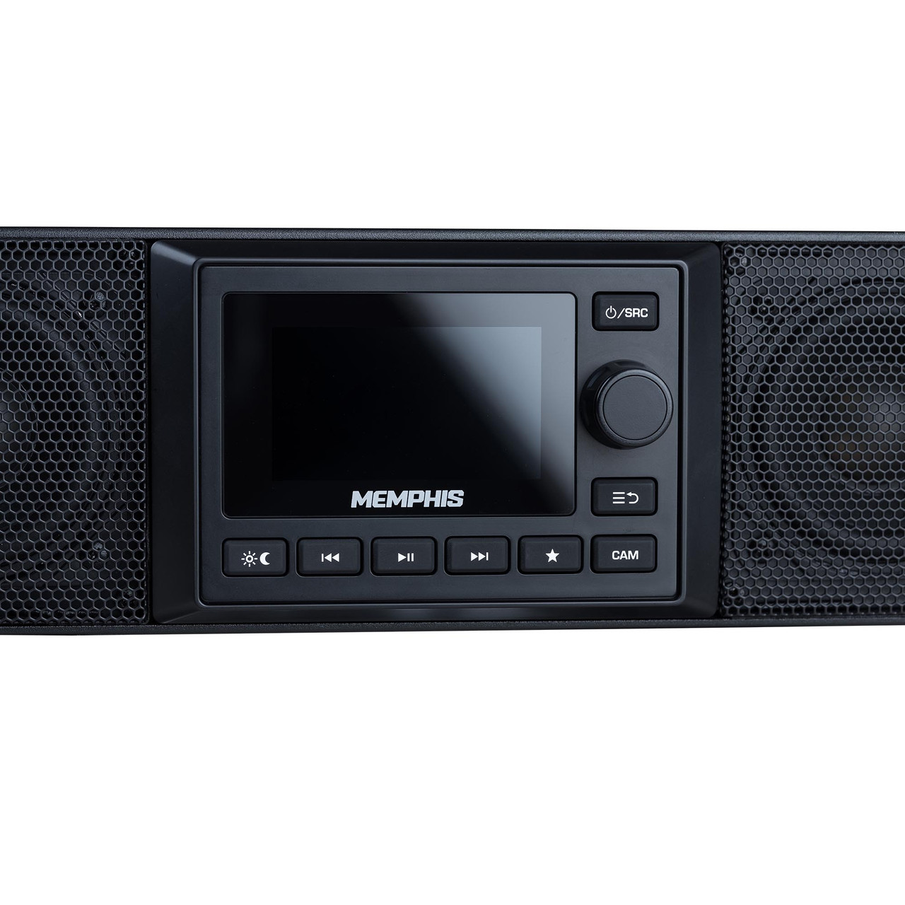 Memphis Audio MXSB24V3 24″ soundbar with a full color screen with a ...