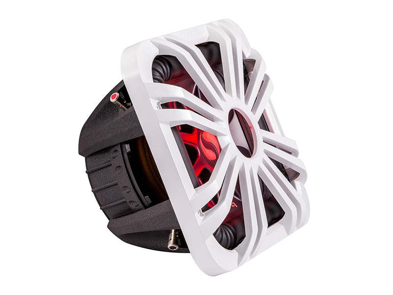 Kicker 10-inch (25cm) Square Subwoofer Grille for 11S10L7,LED, White ...