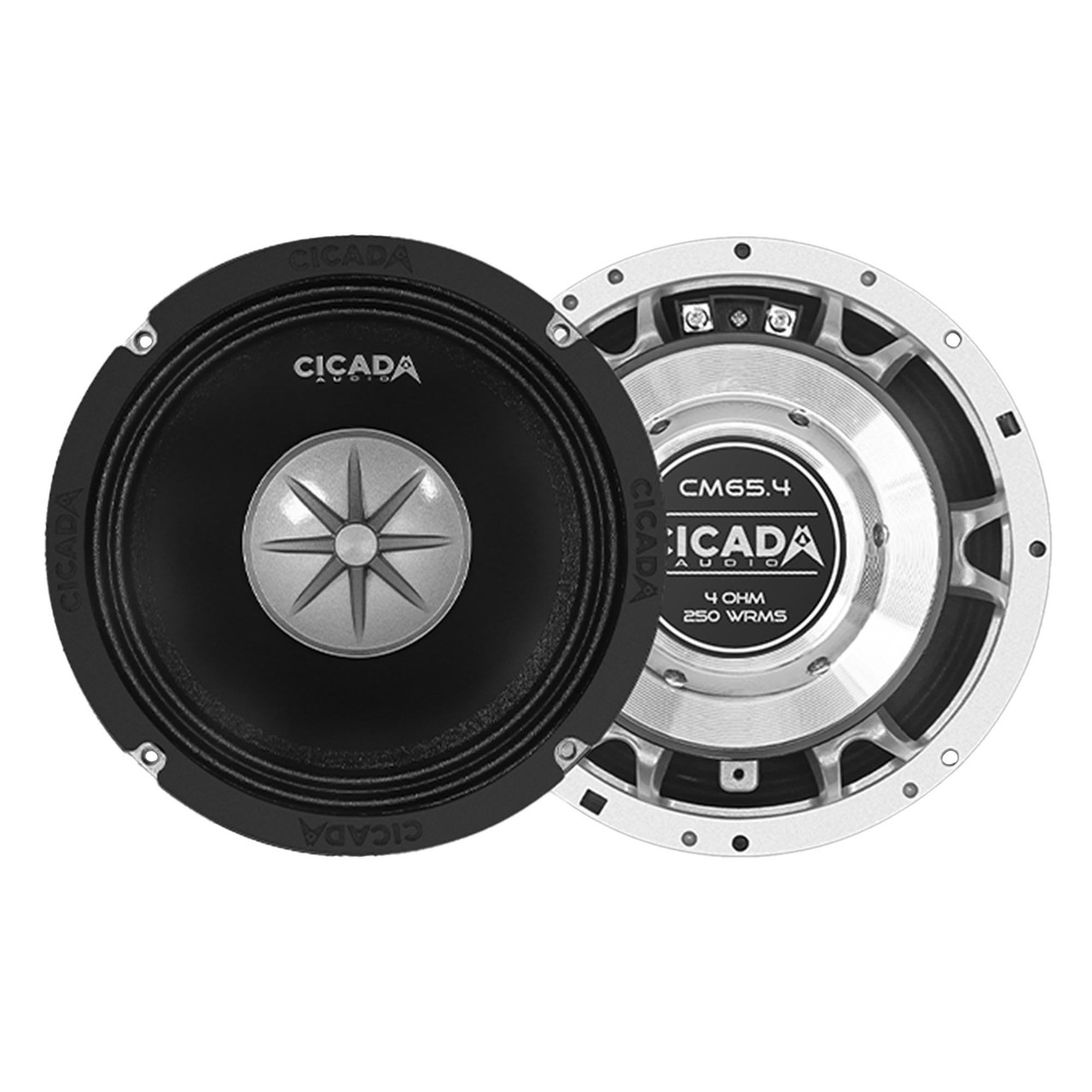 Cicada Audio DSPCM-4X4SG - 4-Channel DSP Amplifier & 2 Speaker ...
