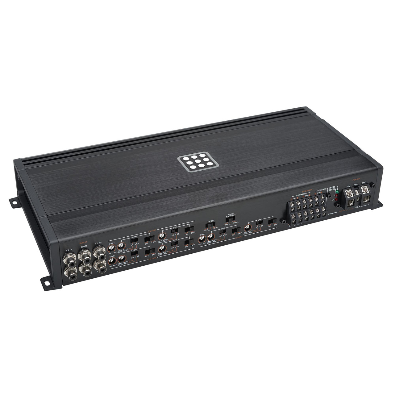 PowerBass PBX-600.6 - 6-Channel Compact Amplifier, Class-D, 100 watts x ...