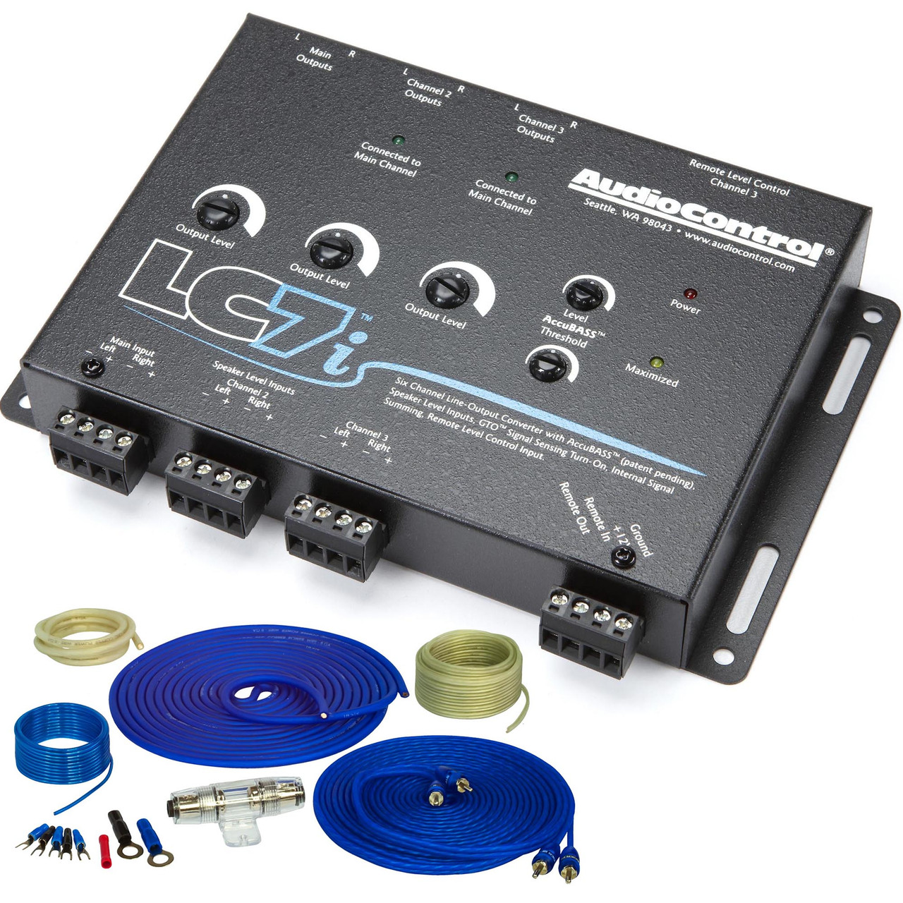 AudioControl LC7i 6 Channel Line Output Converter with Accubass with ...