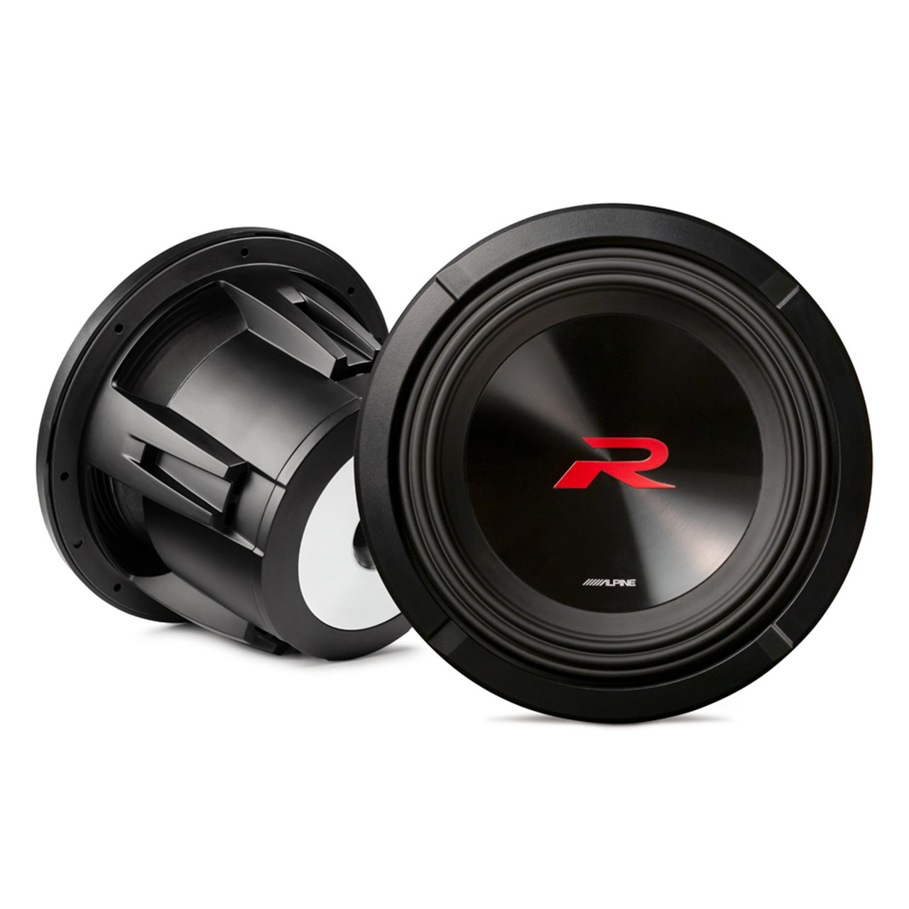 Alpine R2-W10D4 10" R-Series Sub Dual 4-Ohm & KTE-10G.3 Grill ...