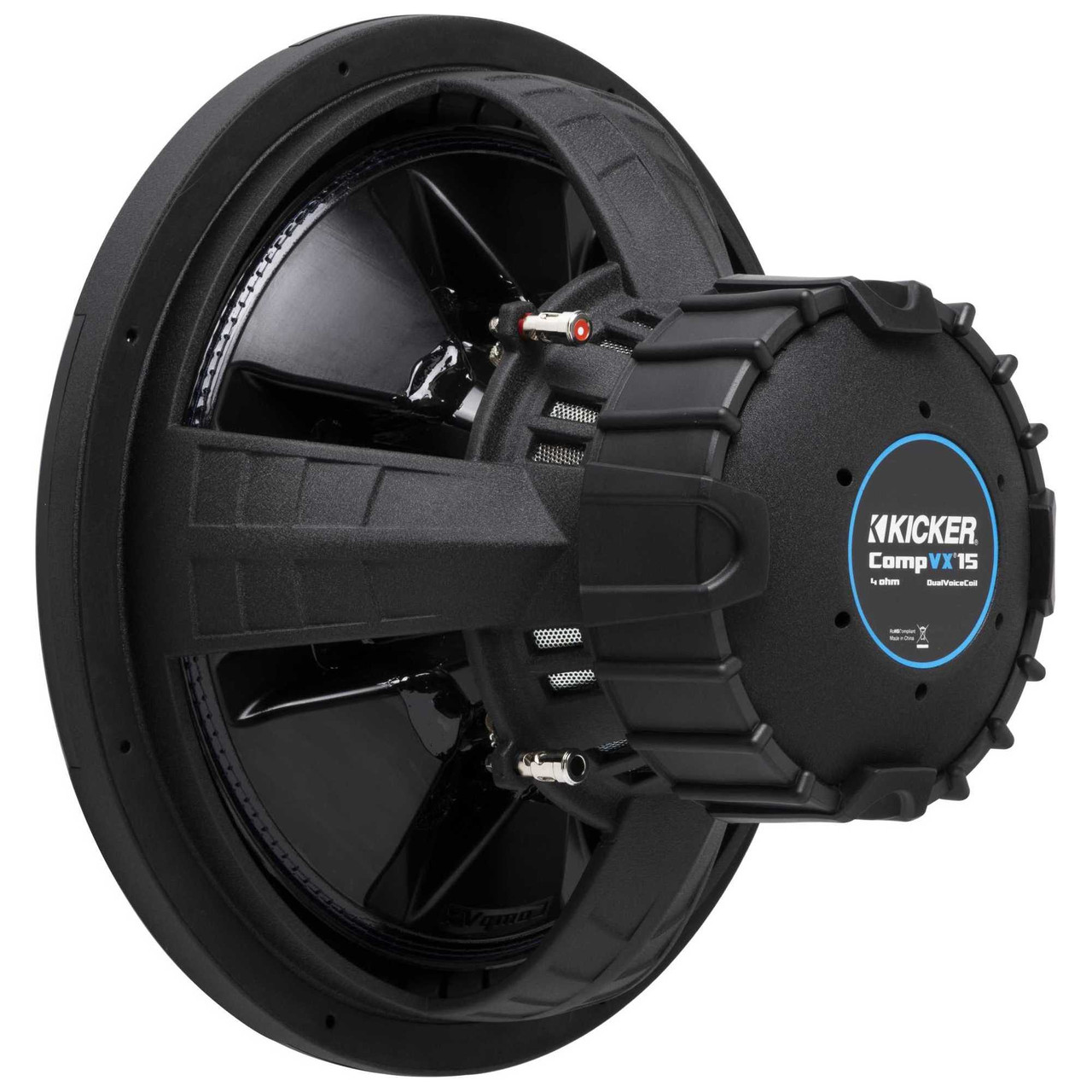 Kicker (2) 50CVX154 CompVX 15 Subwoofer, Dual Voice Coil, 4-Ohm ...