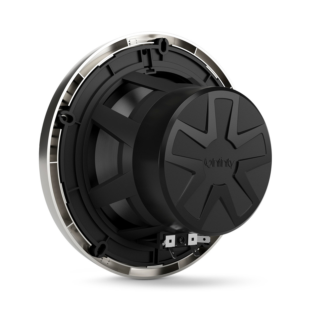 Infinity 622MLT Marine 6.5 Inch RGB LED Coaxial Speakers - Titanium ...