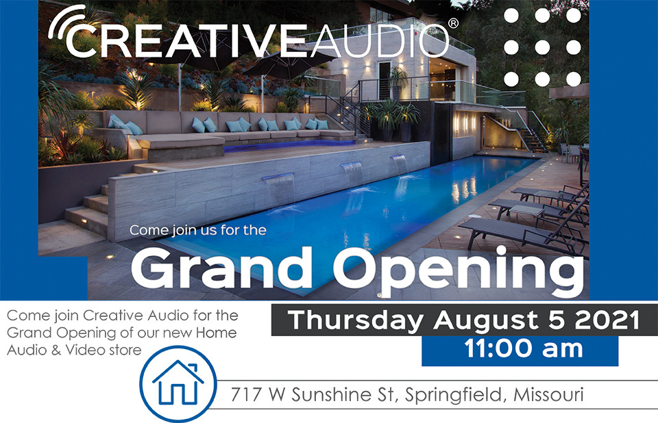 Creative Audio Home Audio Grand Opening! - Creative Audio