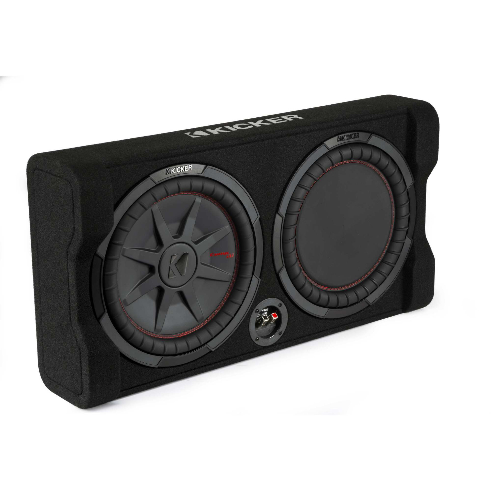 Kicker 49L7TDF122 Down-Firing 12" L7T 2-Ohm Subwoofer Enclosure, 600 ...
