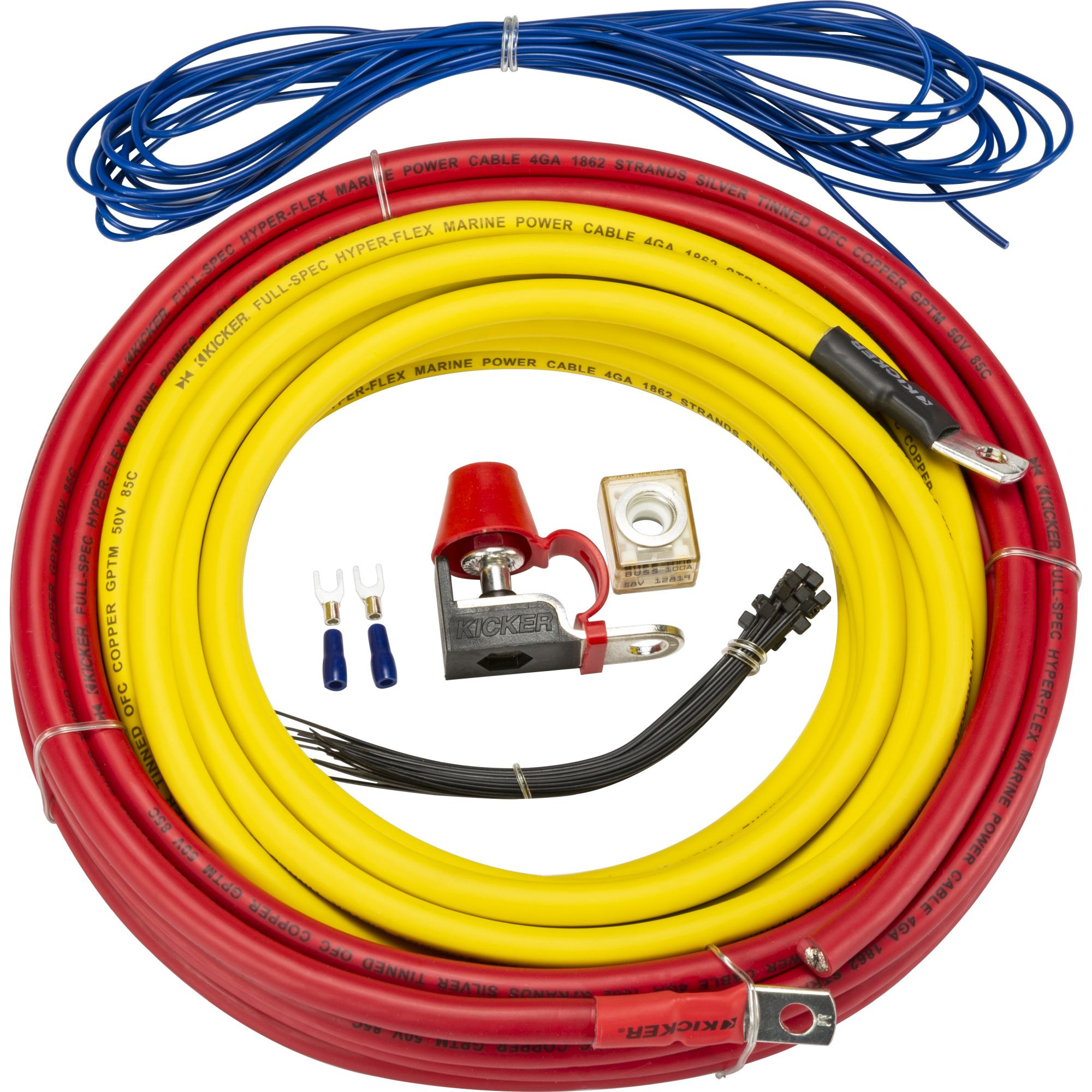 Wet Sounds WW-SINGLE AMP KIT-Single Amp Kit for Marine & ATV ...