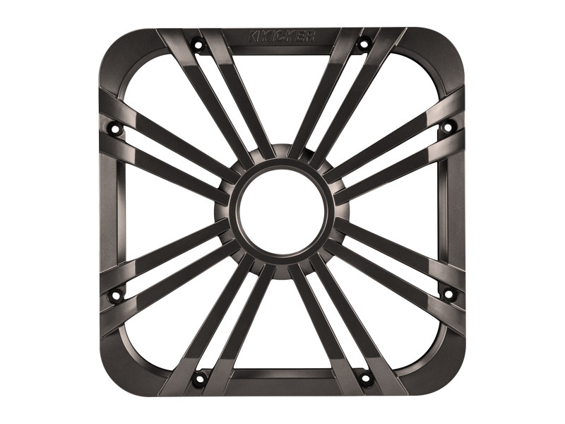 Kicker 12-inch (30cm) Square Subwoofer Grille for 11S12L7,LED, Charcoal ...