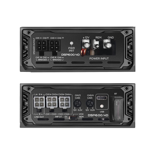 Cicada Audio DSP600.4D - DSP 4 X 150 @ 2 Ohm 600w 4 ch Amplifier ...