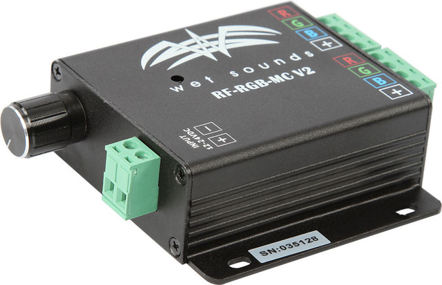 Wet Sounds RF RGB Music Controller w/Touch Activated Remote - Creative ...