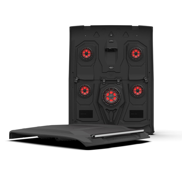 Wet Sounds AR-5 Defender Max Amplified Roof Audio System with Lighting ...