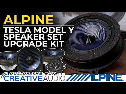 Alpine EV Series Speakers for Tesla Model Y Unboxing and Overview | Out ...