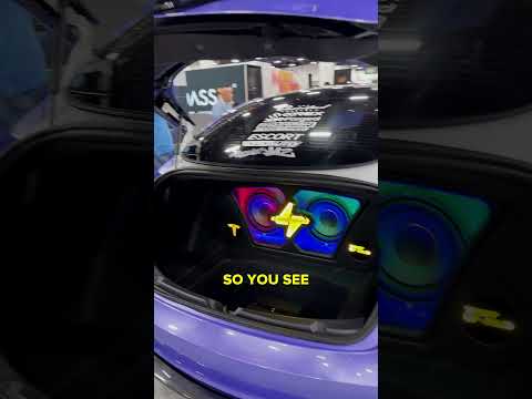 This Tesla Custom Build at SEMA is CLEAN! ? - Creative Audio
