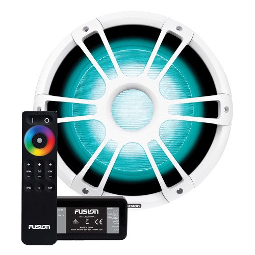 Fusion SG-SL122SPW Signature Series 12" Subwoofer White Sports Grille ...