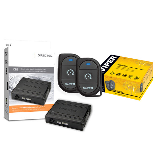 Viper 4115V 1 Way 1 Button Remote Start System with Directed DB3 Bypass Interface Digital Remote Start Module