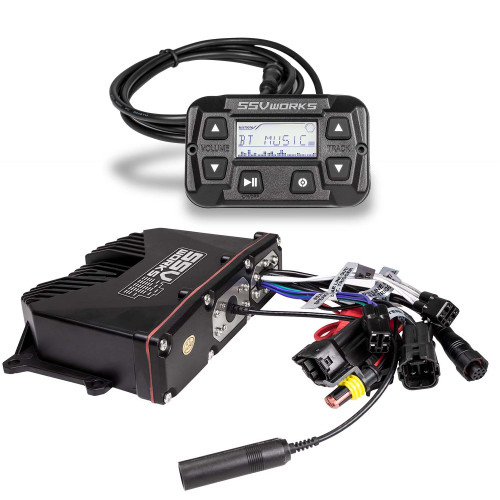 SSV Works MRB3S Panel mount Bluetooth Media Controller with LCD Display ...