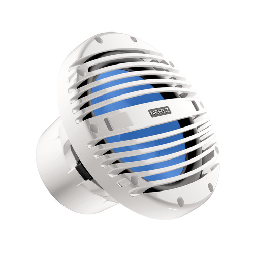 Hertz HMS 10 B2-LD-W - 10" 2-Ohm Marine Subwoofer with RGB LEDs, White ...