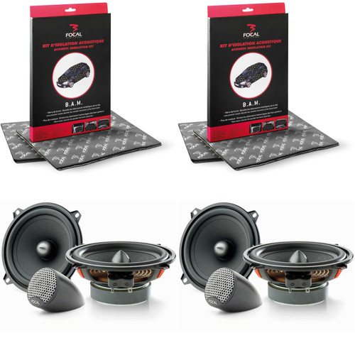 Focal Speaker Bundle - Two ISU 130 5.25 Inch 2-Way Component Kit, RMS ...