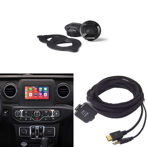 Alpine i407-WRA-JL, KCU-315UH USB / HDMI Extension Cable w/ SPV-10TW ...