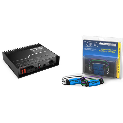 AudioControl LC-1.800 High-Power Mono Subwoofer Amplifier with Accubass ...