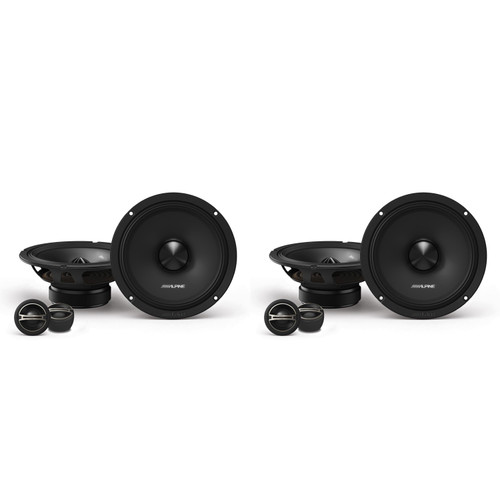Alpine (2) DM-65C-G 6.5" Component 2-Way Speaker Set - Creative Audio