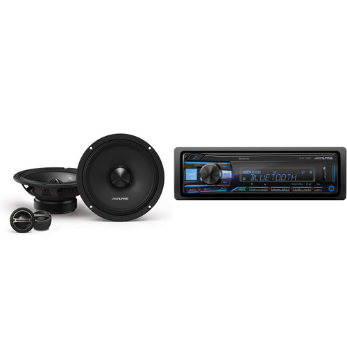 Alpine UTE-73BT Bluetooth® Multimedia Receiver (Does Not Play CDs) with ...