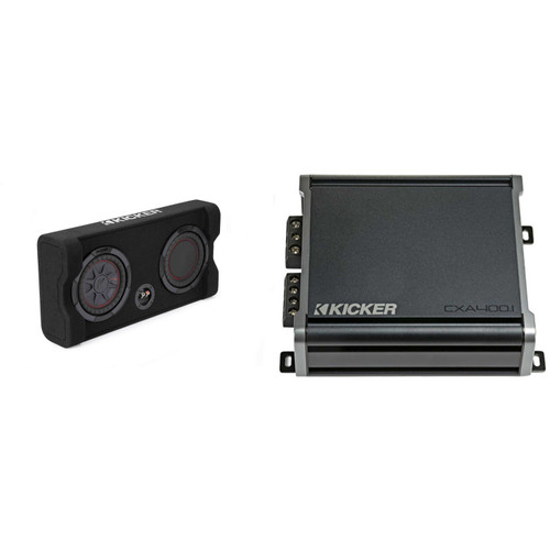 Kicker Comp RT 8 Inch 48TRTP82 Thin Down Firing Enclosure Package with ...