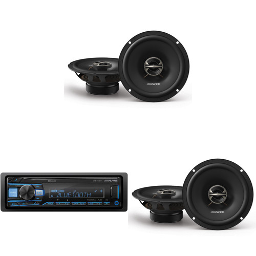 Alpine UTE-73BT Mech-less Digital Media Receiver with Bluetooth ...
