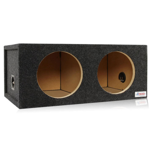 Atrend 10DQL 10" Dual Medium Pro Series Sealed Subwoofer Enclosure ...