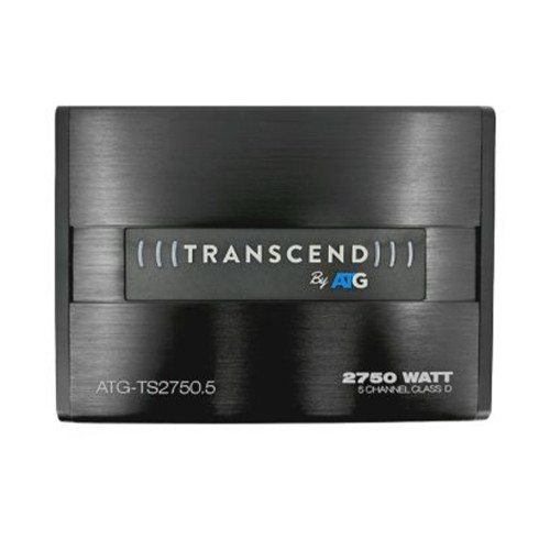 ATG Audio Transcend Series 2750w 5-Channel Amplifier, 100w x 4 & 500w x ...