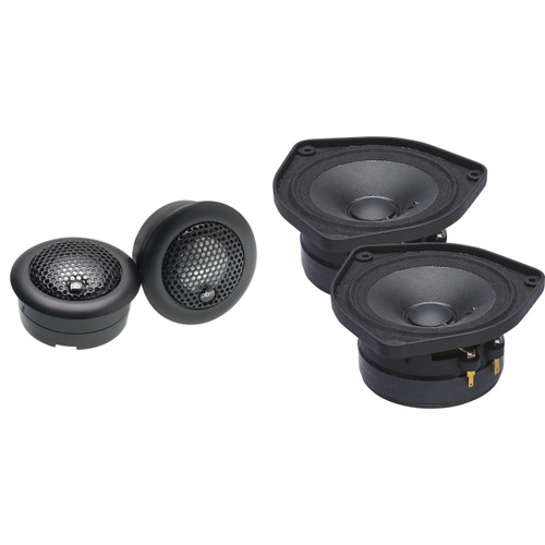PowerBass OE-400 - 4" Mid Range Speakers with a pair of L-1A - 1 ...