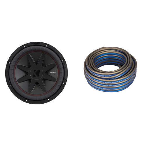 Kicker 52CompVR Kicker 52CVR12 CompVR 12-Inch (300mm) Subwoofer, 2-Ohm ...
