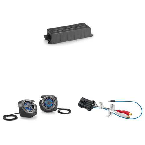 JL Audio Polaris RZR Stealthbox and Amp bundle 2014 & Up Polaris RZR XP ...