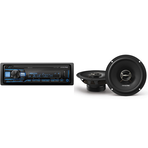 Alpine UTE-73BT Mech-less Digital Media Receiver with Bluetooth ...