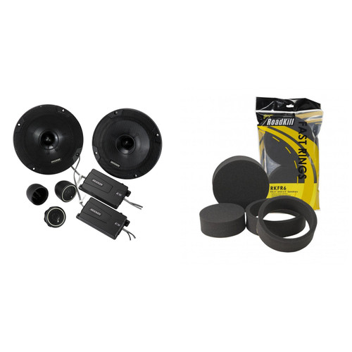 Kicker CSS 6.5" Component Set with RKFR6 Foam Fast Ring Speaker ...