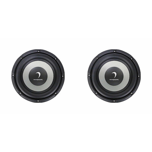 Diamond Audio Two Dmd 10" Dvc 2Ω 200W Rms Subwoofers - Creative Audio