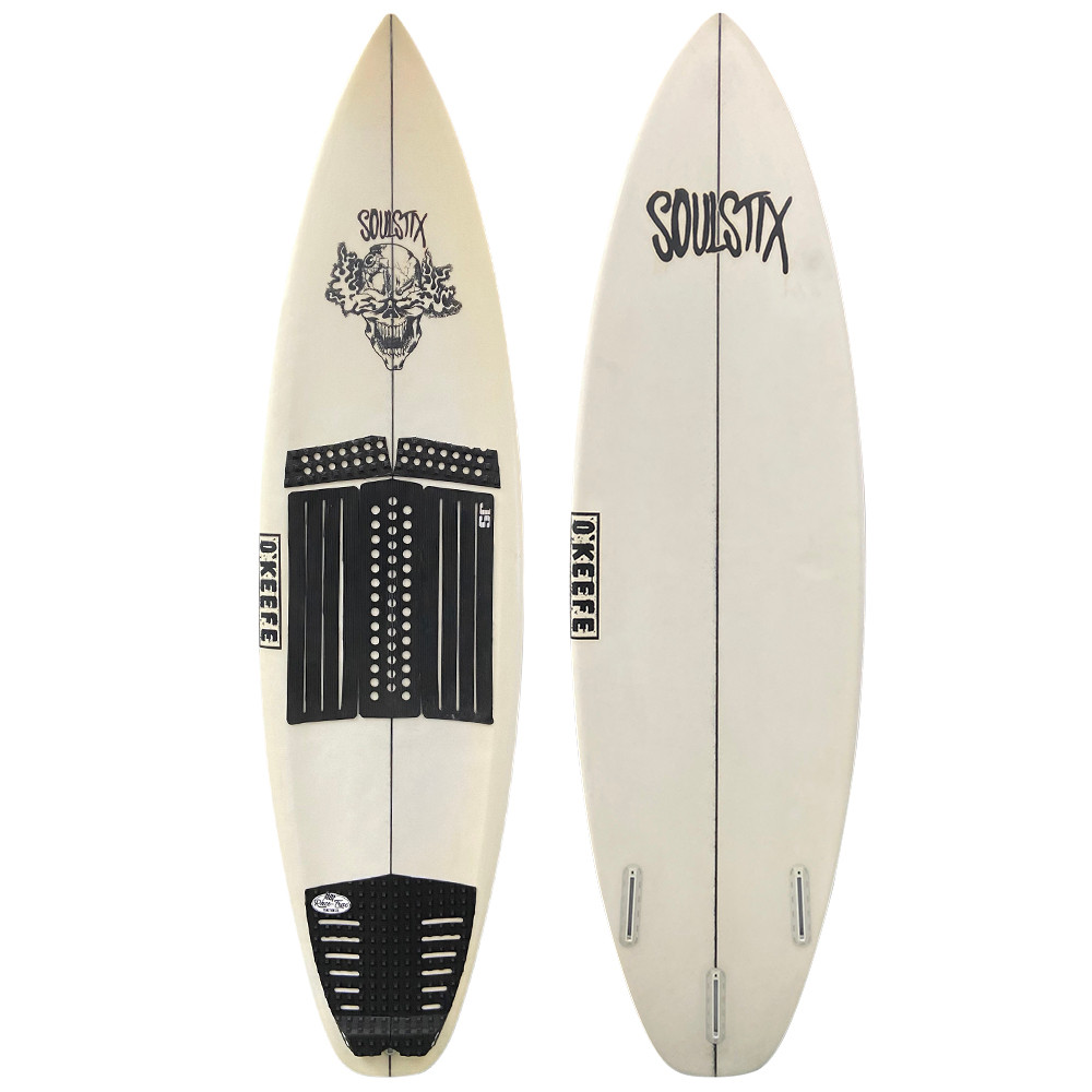 5'10" SoulStix Surfboards "Custom Contour Deck" Used Contour Deck EPOXY ...