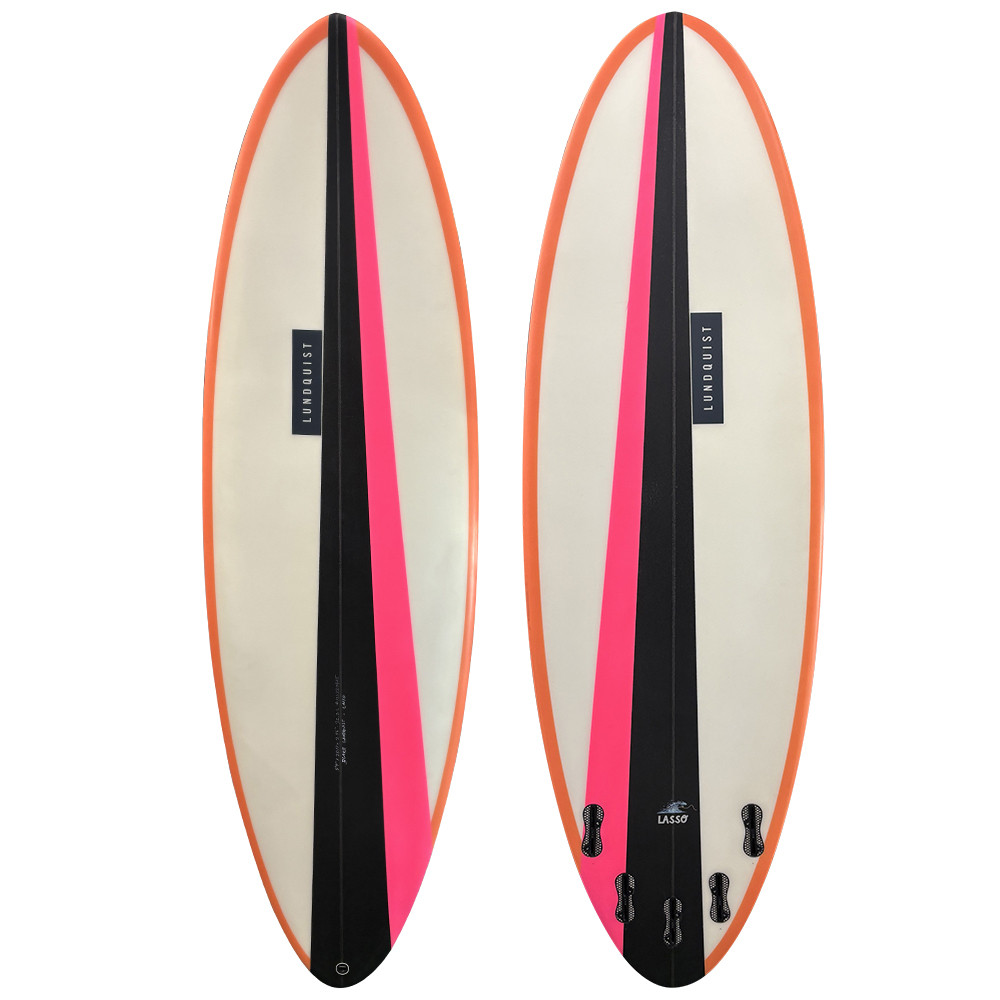 5'9" Lundquist "Lasso" - New - Round Pin Shortboard Surfboard