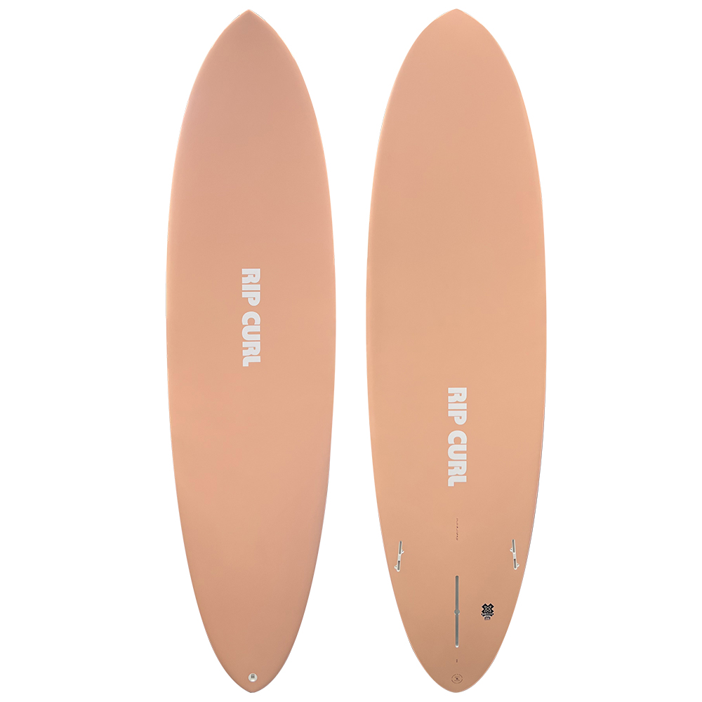7'0" Rip Curl New Midlength Shortboard Surfboard (Peach Resin Tint)