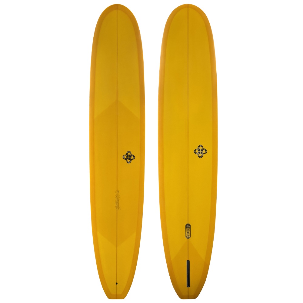 9'6 Gamino Shapes “Roller Coaster” – New Noserider Longboard - Mango